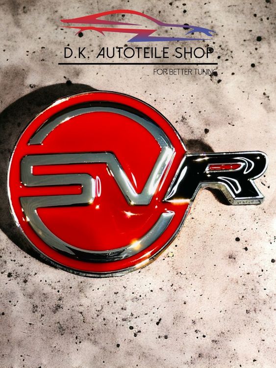 Range Rover SVR Emblem Schriftzug Logo aus Metall NEU (Neu und ...