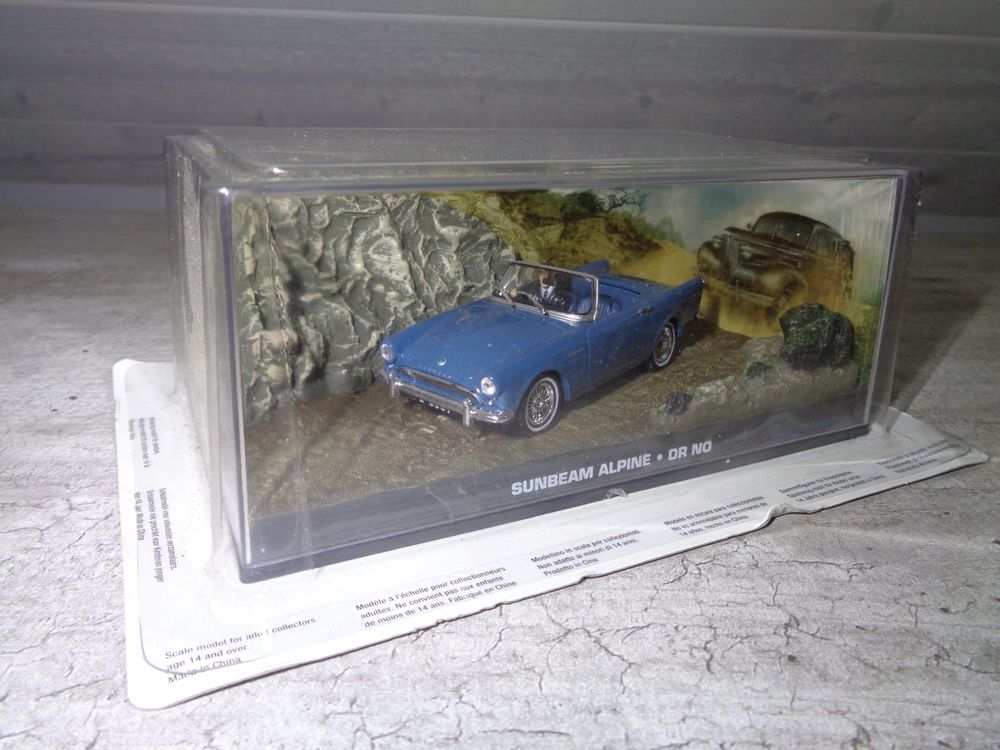 Altaya 1:43 Sunbeam Alpine Diorama James Bond 007 (Neu und ...