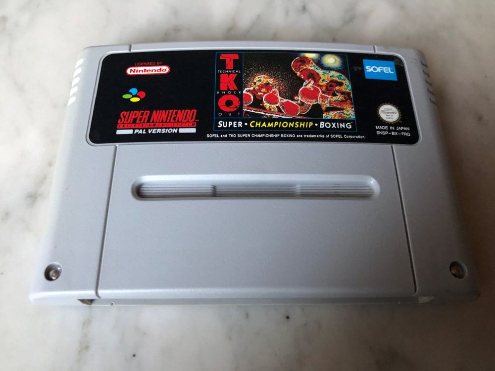 TKO SUPER CHAMPIONSHIP BOXING SPIEL FÜR SUPERNINTENDO (Gebraucht) in ...