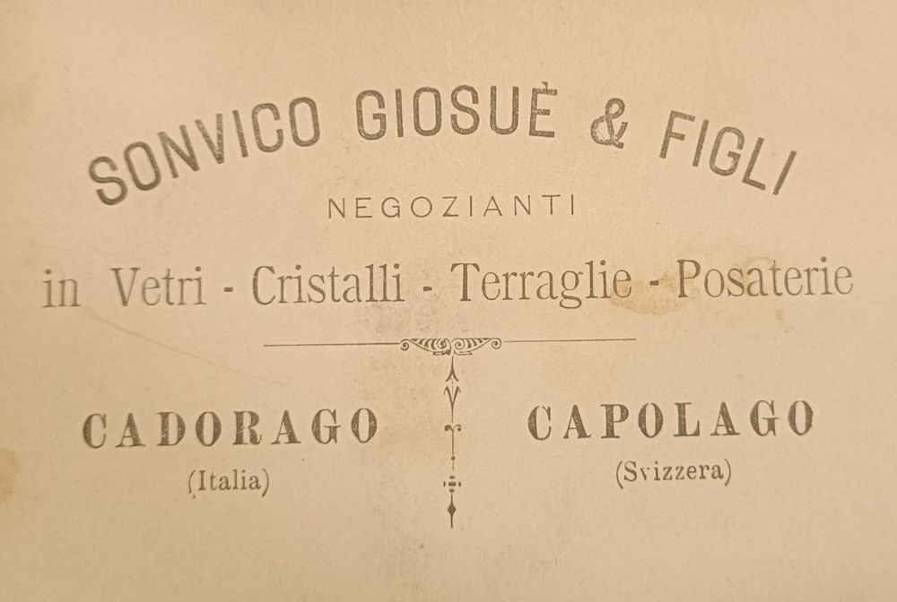 Capolago cartolina commerciale ca. 1920 (Gebraucht) in Biasca für CHF 6 ...