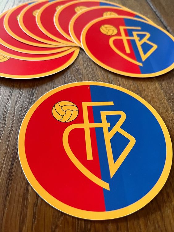 10 Stück Fc Basel Sticker Aufkleber (Gebraucht) in Binningen für CHF 4. ...