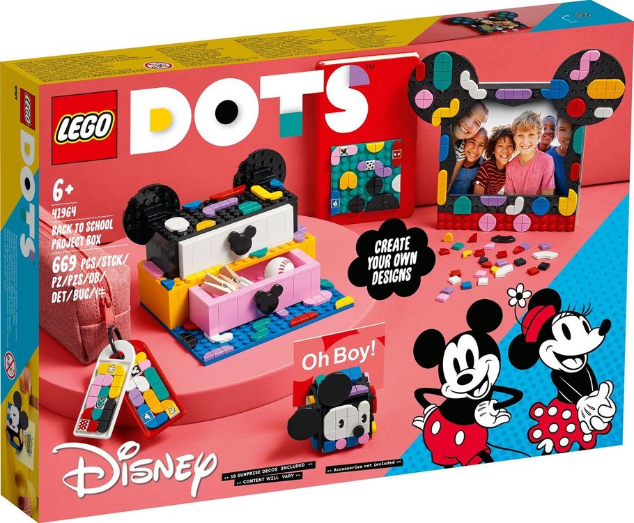 LEGO Dots 41964 - Micky & Minnie Kreativbox zum Schulanfang | Kaufen ...