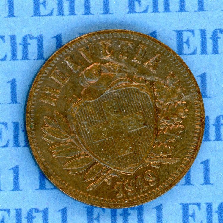 CHF___0.02 1919 -stgl 2 Rappen (Neu (gemäss Beschreibung)) in Widnau für CHF 25 – mit Lieferung ...