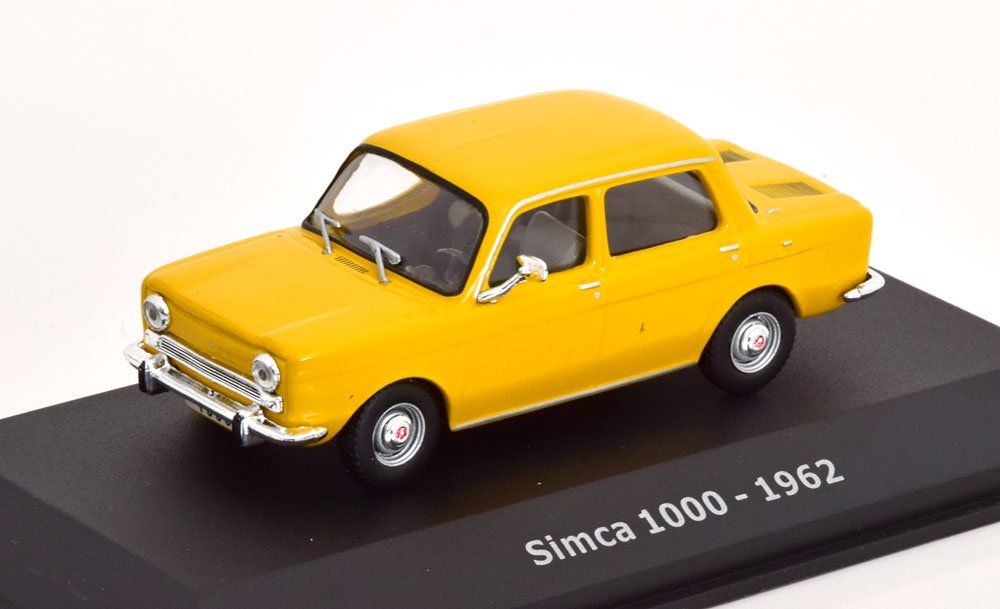 Simca 1000 Phase I 1961-1968 gelb 1:43 von Altaya / IXO | Kaufen auf ...