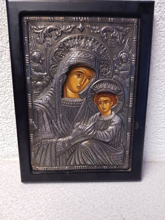 Ikone Silber 950 byzantinische Hagiografie | Kaufen auf Ricardo