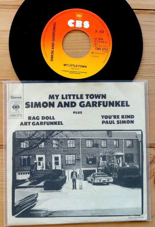 SI SIMON & GARFUNKEL my little town CBS 1975 mint (Gebraucht) in ...