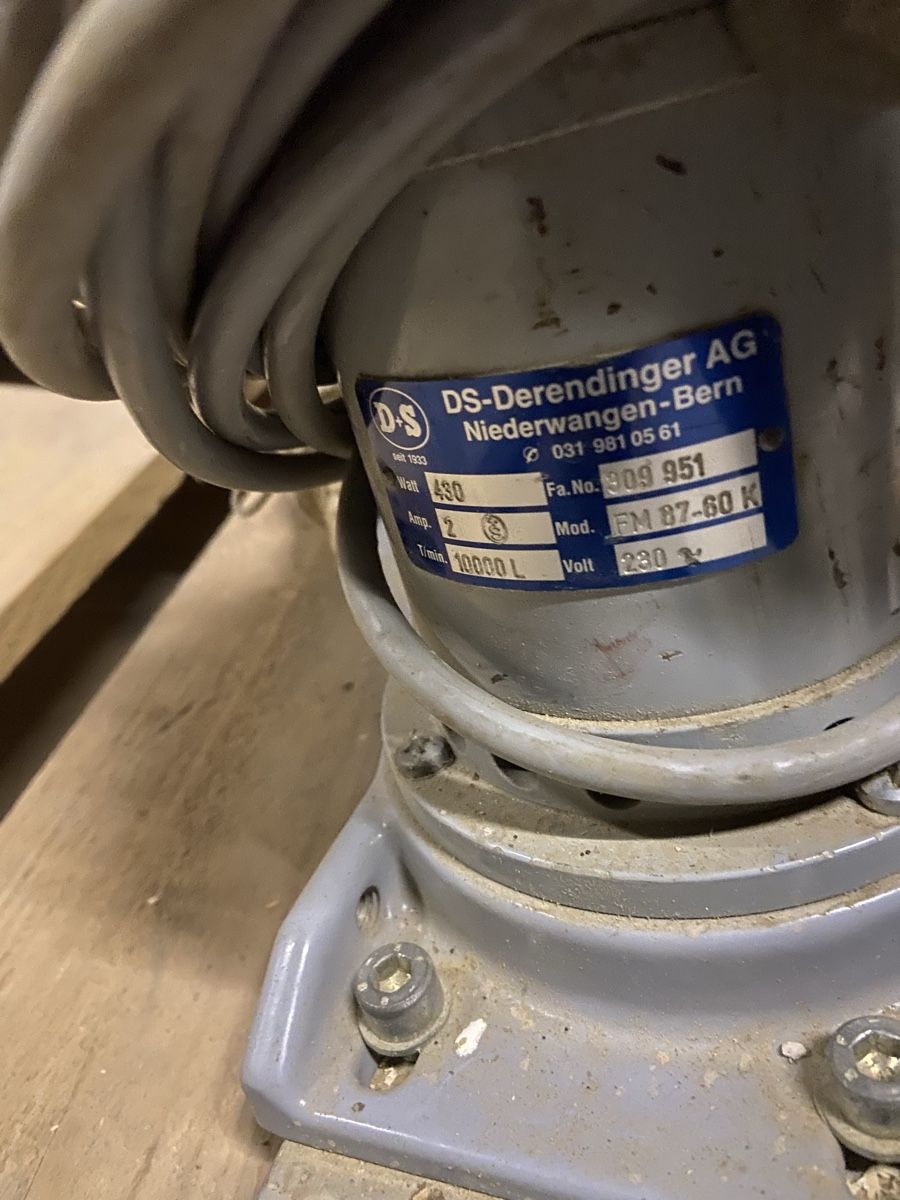 Bandschleifer D+S Derendinger Bern FM 87-60 K! (Gebraucht) in Dübendorf ...