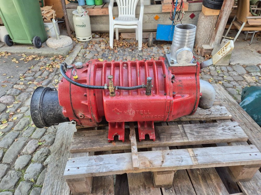 Vakuumpumpe Hertell KD 8000 Kompressor zu Druckfass Fliegl (Gebraucht ...