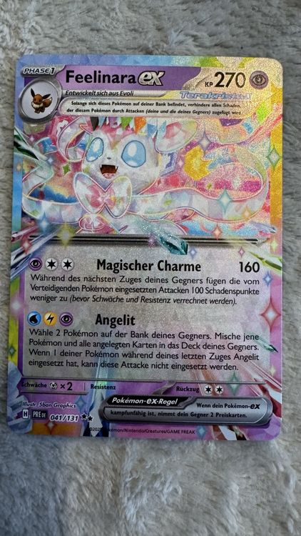 Feelinara EX - Seltene Pokemon Karte - Top Zustand - Sammler | Kaufen ...