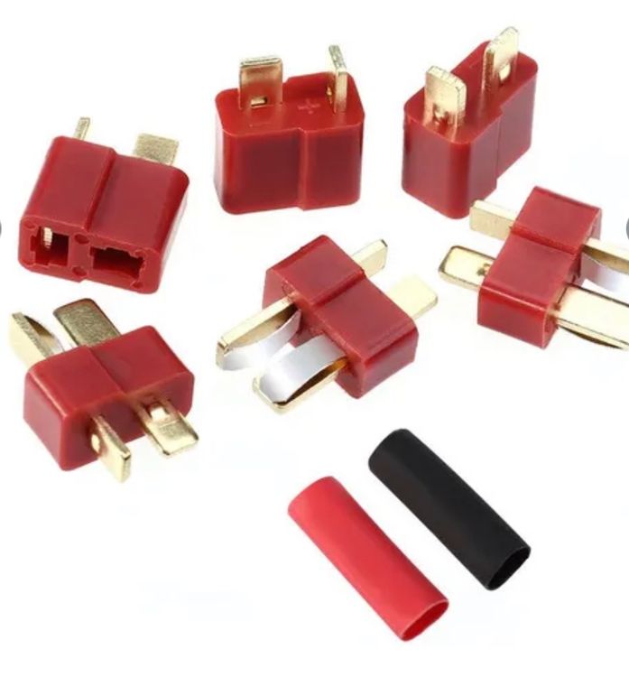 Stecker / Verbinder für Lipo Akkus, 2-polig, T-Stecker (Neu (gemäss ...