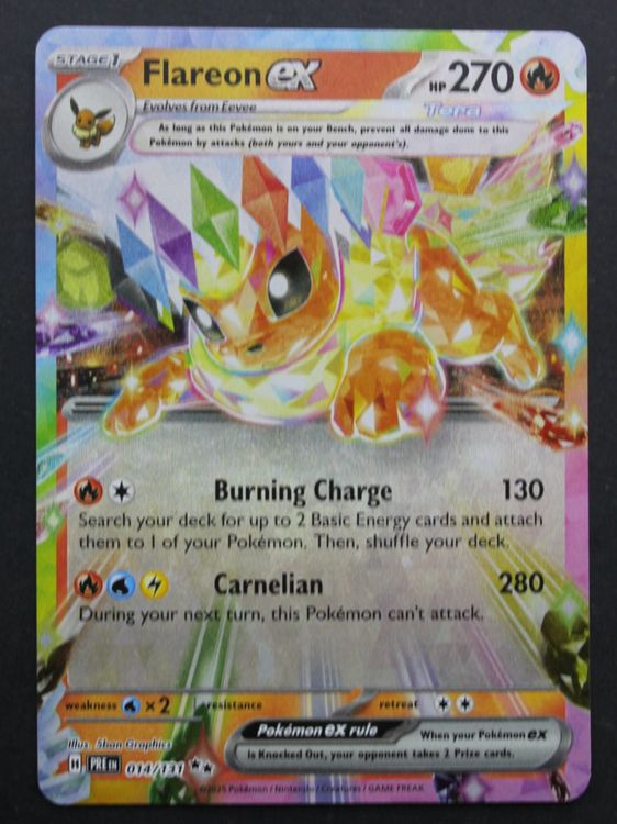 Pokémon Flareon ex (PRE 014) EN | Kaufen auf Ricardo