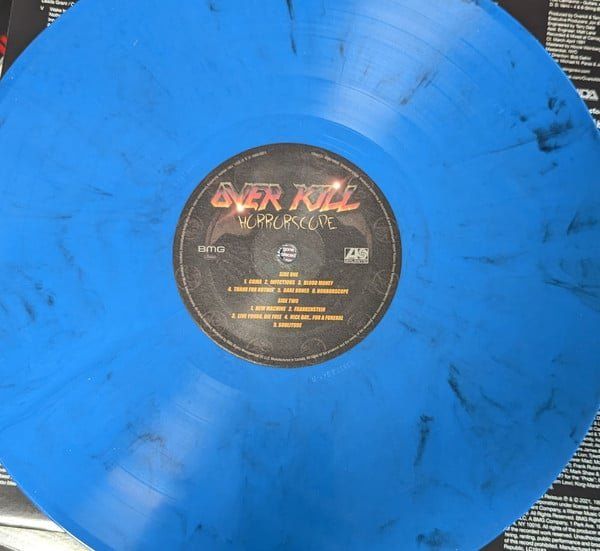 Overkill – Horrorscope - Remastered, Blue Marble Vinyl! (Neu und ...