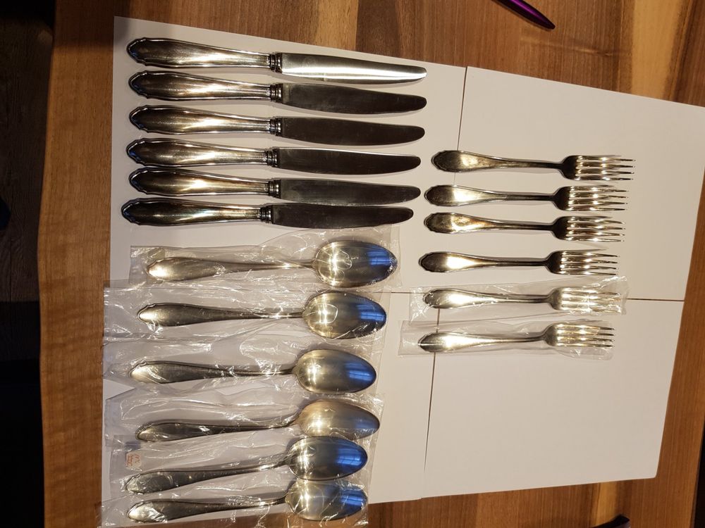 Silberbesteck 800 Silber (Gebraucht) in Lützelflüh-Goldb für CHF 1650 – mit Lieferung auf ...