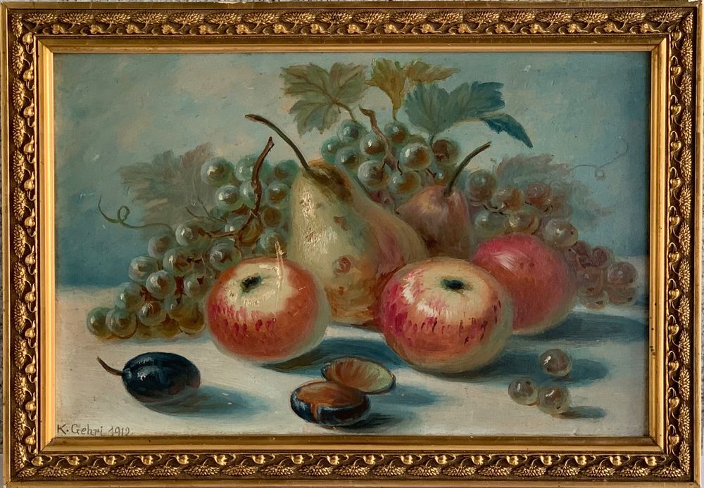 Karl Gehri (1850-1922) Stilleben Gemälde | Kaufen auf Ricardo