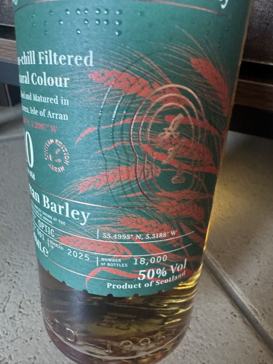 Arran Barley 10 Jahre - Optic, Single Malt Whisky, Rarität! (Gebraucht ...