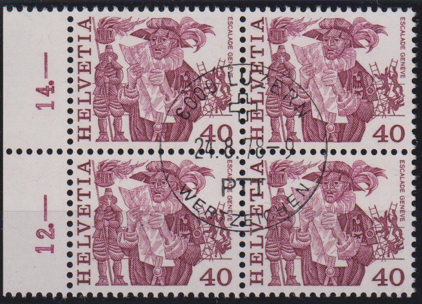06) 4.Block 609 ET Vollstempel (Gebraucht) in Claro für CHF 2 – mit ...