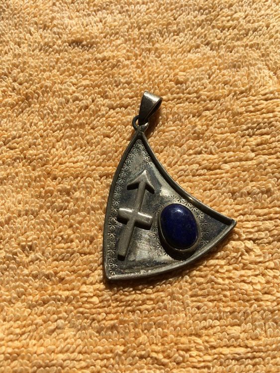 Ausserg. Silberanhänger mit Stein (Gebraucht) in Berneck für CHF 11 – mit Lieferung auf Ricardo ...