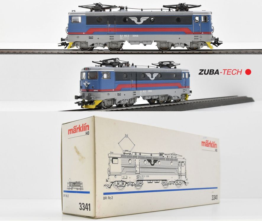 Märklin 3341 E-Lok RC 3 SJ H0 WS Digital mit OVP (Gebraucht) in für CHF ...