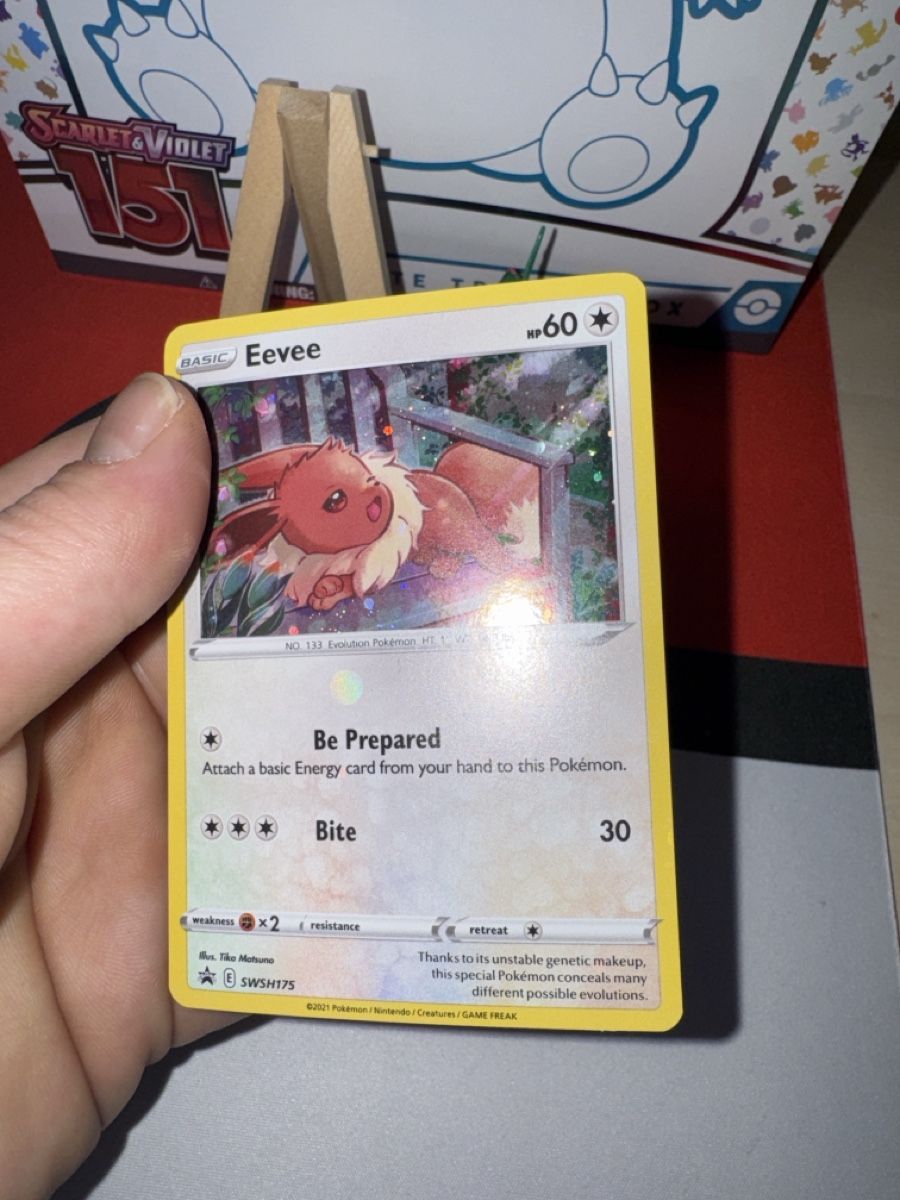 POKÉMON / Eevee / SWSH Black Star Promos / Holo Bleed (Gebraucht) in ...