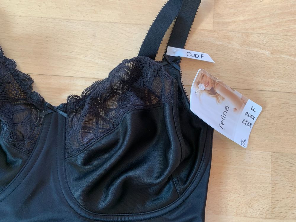 Felina Body ohne Bügel, Gr. 75F, Schwarz, NEU (Neu und originalverpackt) in Worb für CHF 19 ...