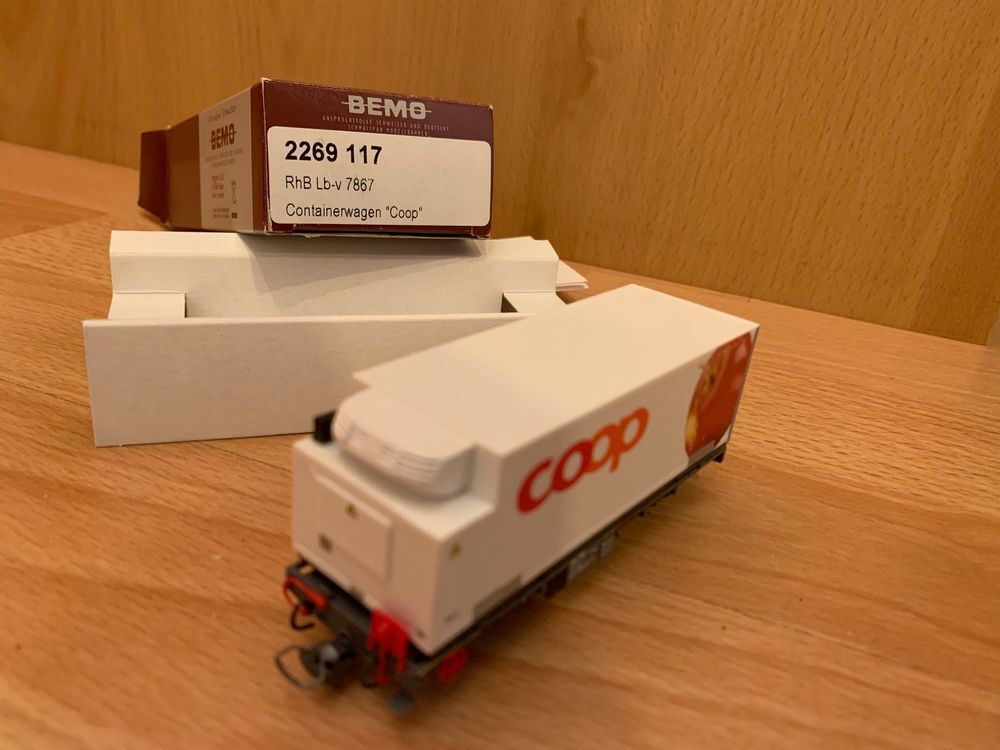 Bemo Coop RhB Lb-v 7867 Apfel (Neu (gemäss Beschreibung)) in Därligen ...