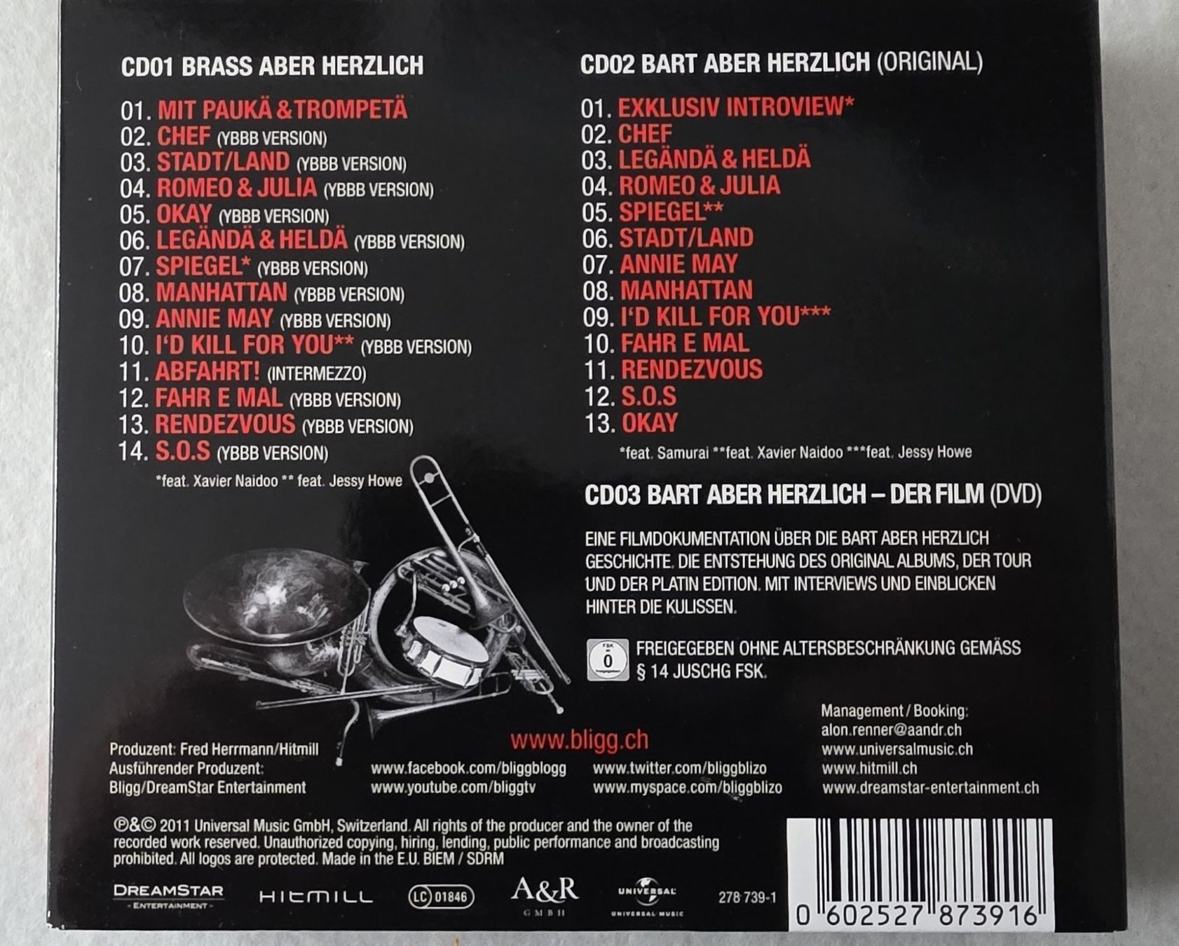 Bligg - Brass aber herzlich Deluxe CD/DVD - Top Zustand! (Gebraucht) in ...