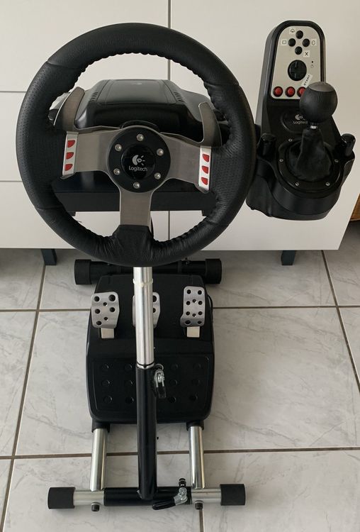 Wheel Stand Pro Deluxe V2 + Logitech G27 (Gebraucht) in Grafenried für ...