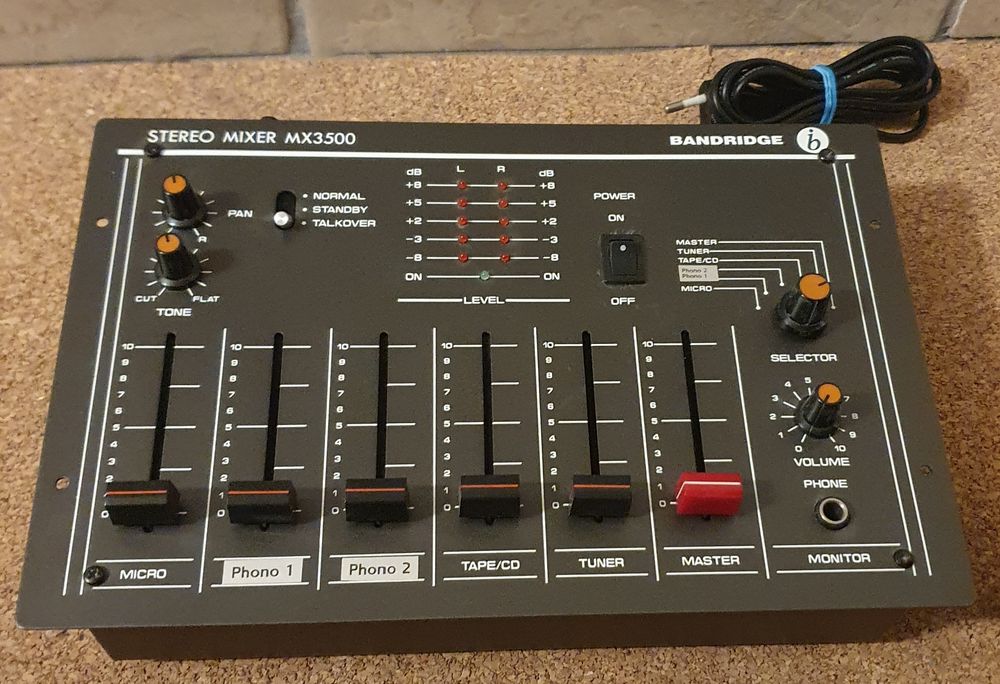 BANDRIDGE MX3500 STEREO MIXER (Gebraucht) in Pfäffikon ZH für CHF 27 – mit Lieferung auf Ricardo ...