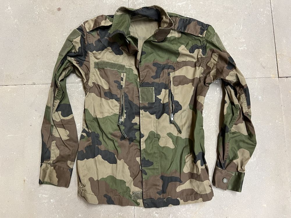 French military woodland camo combat jacket | Kaufen auf Ricardo