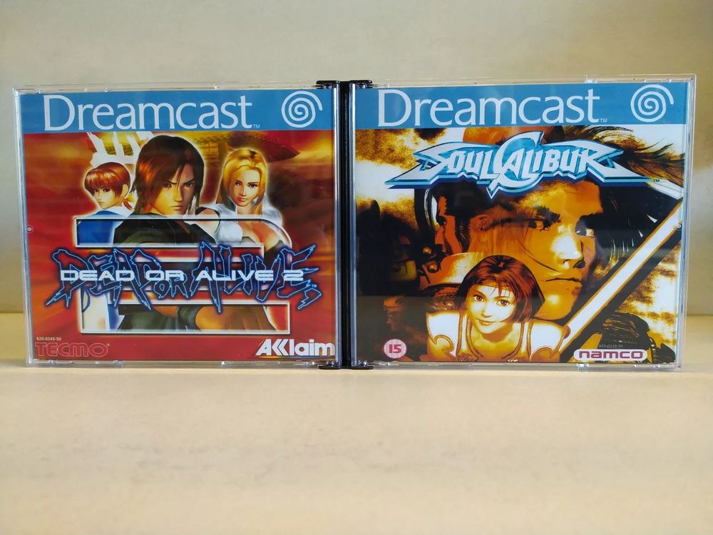 Dreamcast Spiele Soul Calibur & Dead or Alive 2 (Neu und ...
