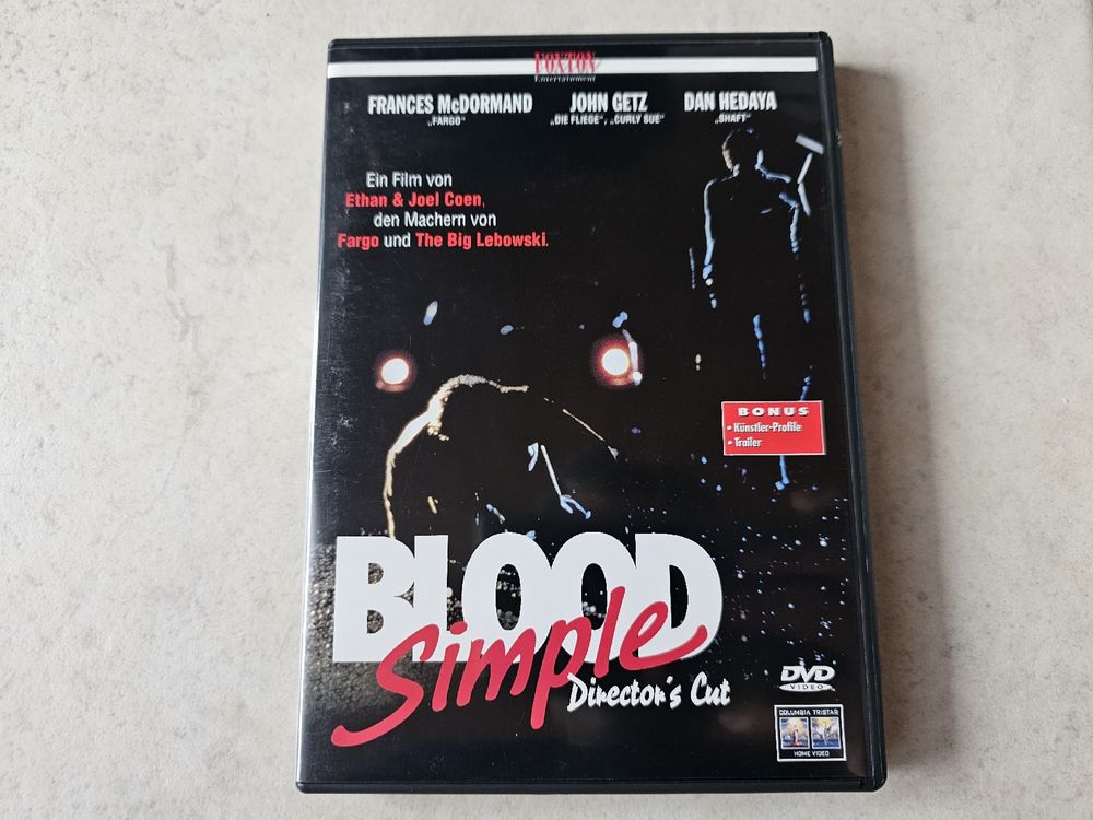 Blood Simple / Director's Cut (Gebraucht) in Schneisingen für CHF 3.5 ...
