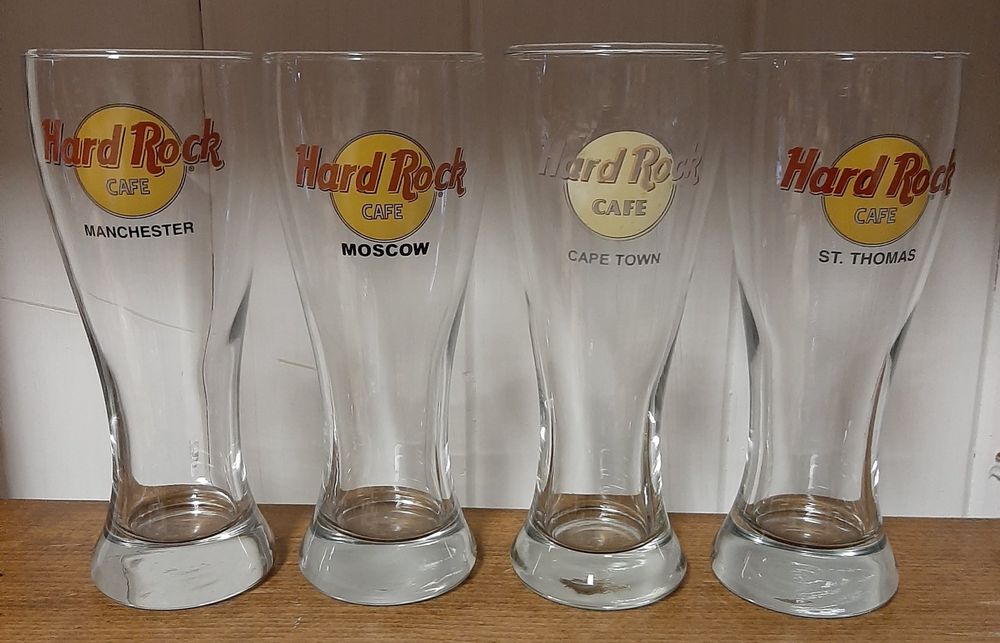 4 Verres à bière Hard Rock Café collection | Kaufen auf Ricardo