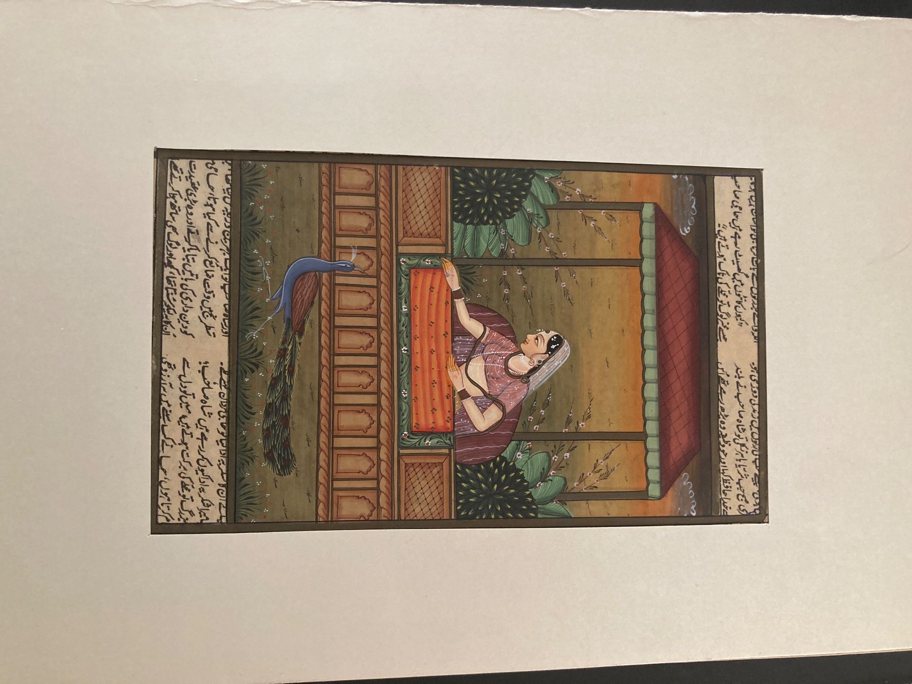 Indian Print, taken from a book not painted (Gebraucht) in Zürich für ...