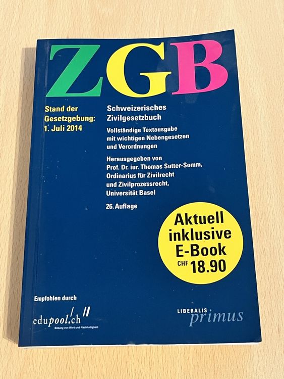 ZGB Buch | Kaufen auf Ricardo