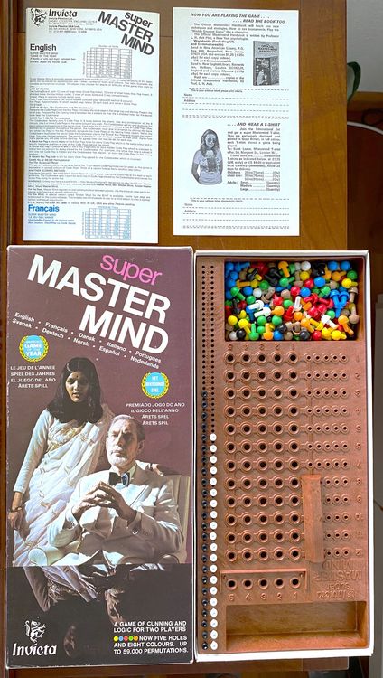 Vintage Mastermind Super 1975 Invicta Classic Peg Decoding | Kaufen auf ...