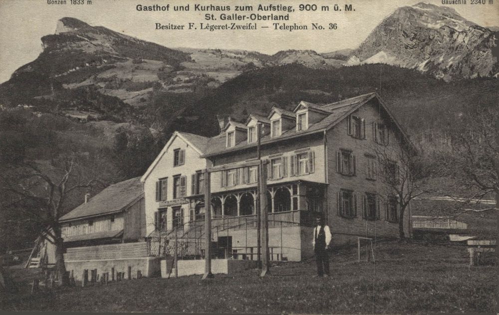 Gasthaus und Kurhaus zum Aufstieg, St. Galler Oberland (Gebraucht) in Bronschhofen für CHF 12 ...