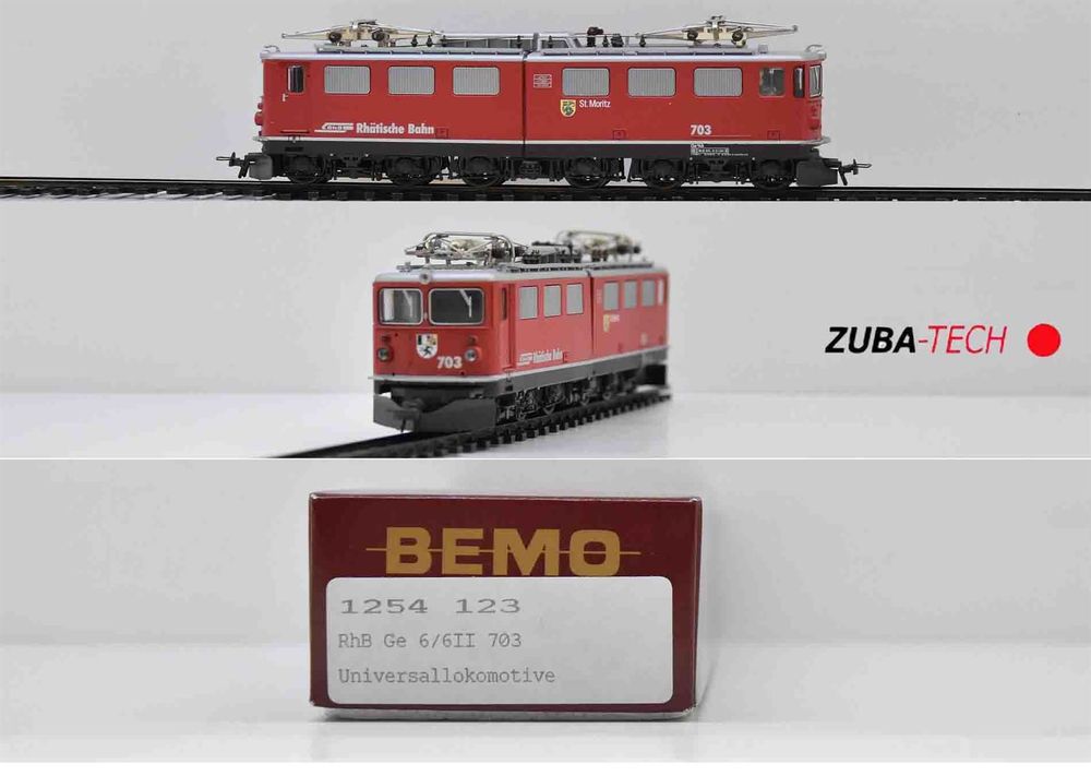 Bemo 1254123 E-Lok Ge 6/6 II RhB H0m GS | Kaufen auf Ricardo
