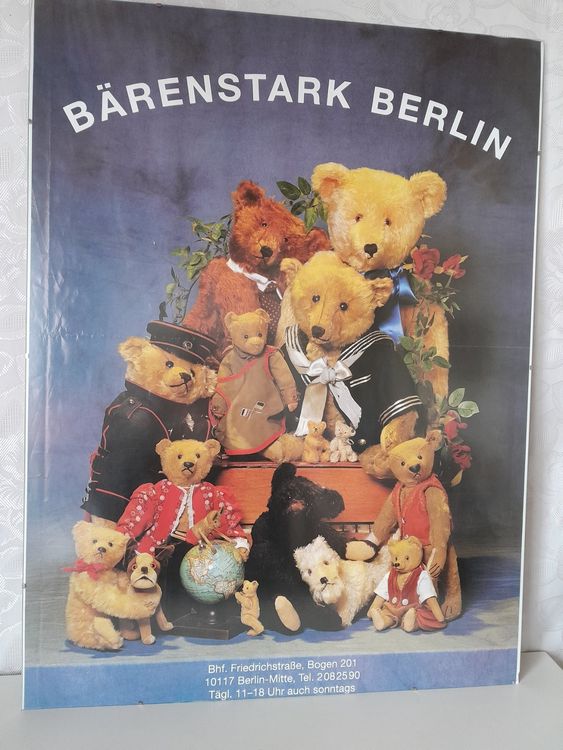 Steiff Bären Poster "Bärenstark Berlin" 80 cm x 60 cm, Glas (Gebraucht ...