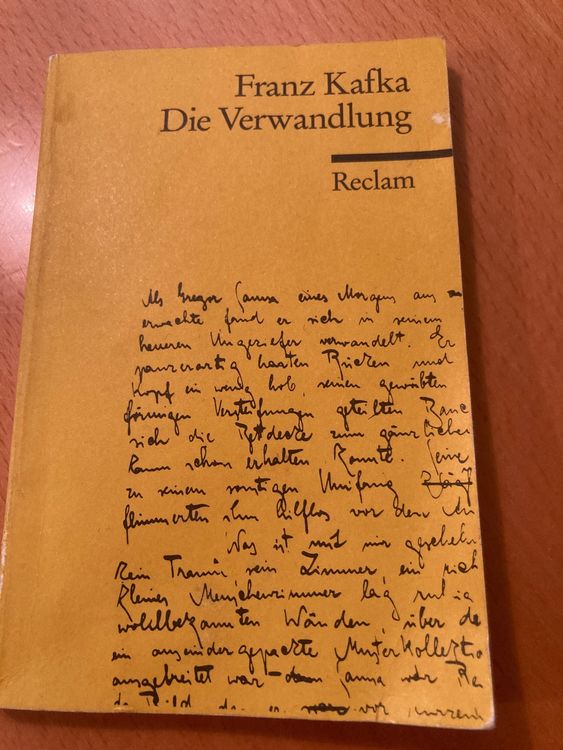 "Die Verwandlung" von Franz Kafka | Kaufen auf Ricardo