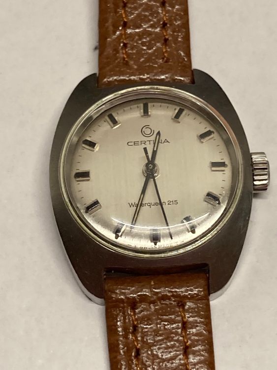 Certina waterquin 215 Vintage Uhr Handaufzug 25 mm | Kaufen auf Ricardo
