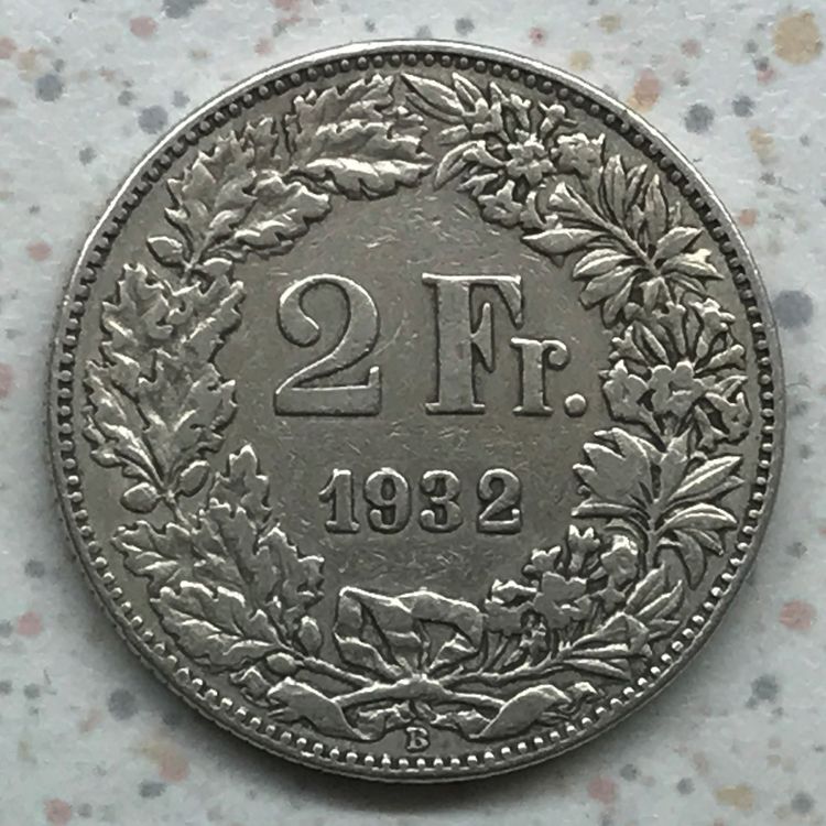 1932 2 Franken sehr selten !! (Gebraucht) in Winterthur für CHF 6 – mit Lieferung auf Ricardo kaufen