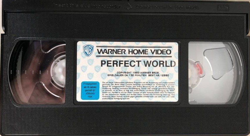 Perfect World (USA 1993) Warner Home Video VHS 12990 (Gebraucht) in ...