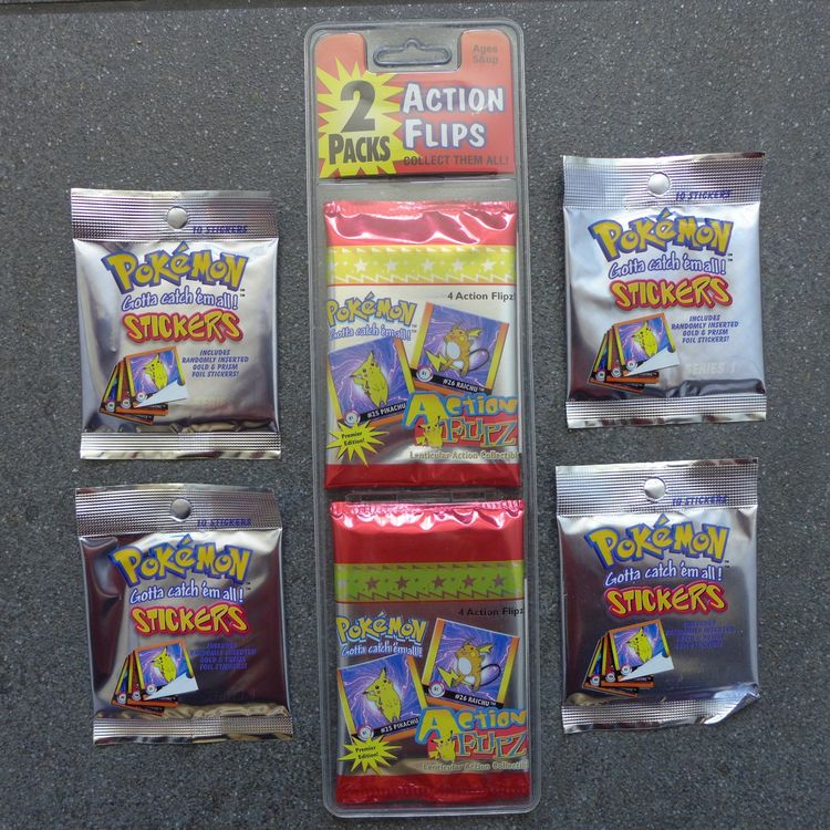 pokemon action flips und stickers - 1999 | Kaufen auf Ricardo