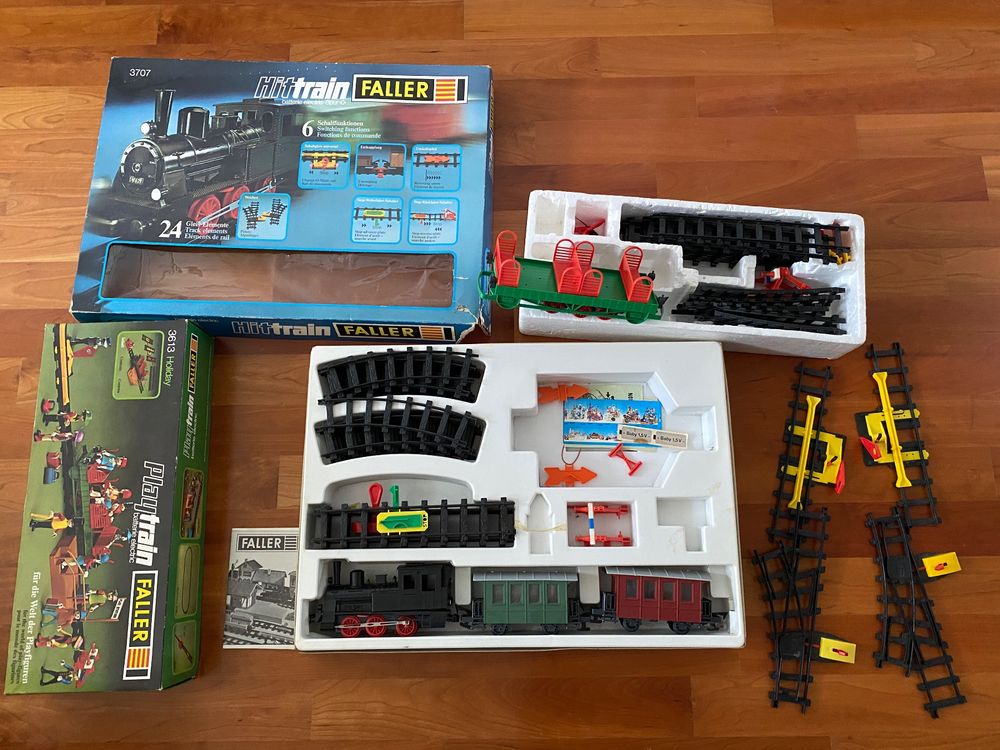 Faller 3707 + 3613 Playtrain Hittrain 1970er Jahre - selten (Gebraucht ...