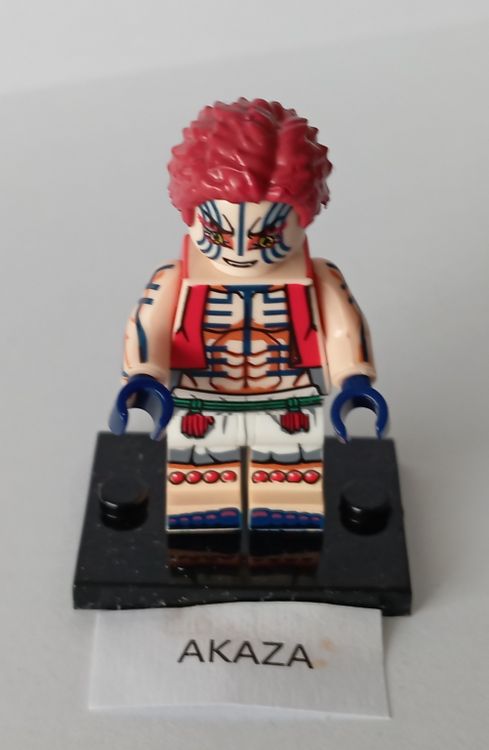 Demon Slayer Mini-Steckfigur Akaza, Lego-Komp., ca. 4,5 cm | Kaufen auf ...