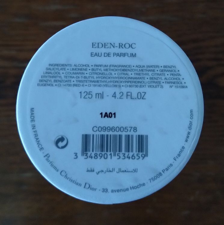 Eau de Parfum Dior Eden-Roc | Kaufen auf Ricardo