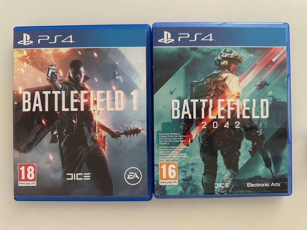 Battlefield 1, Battlefield 2042, Sony Playstation 4, PS5 (Neu (gemäss ...