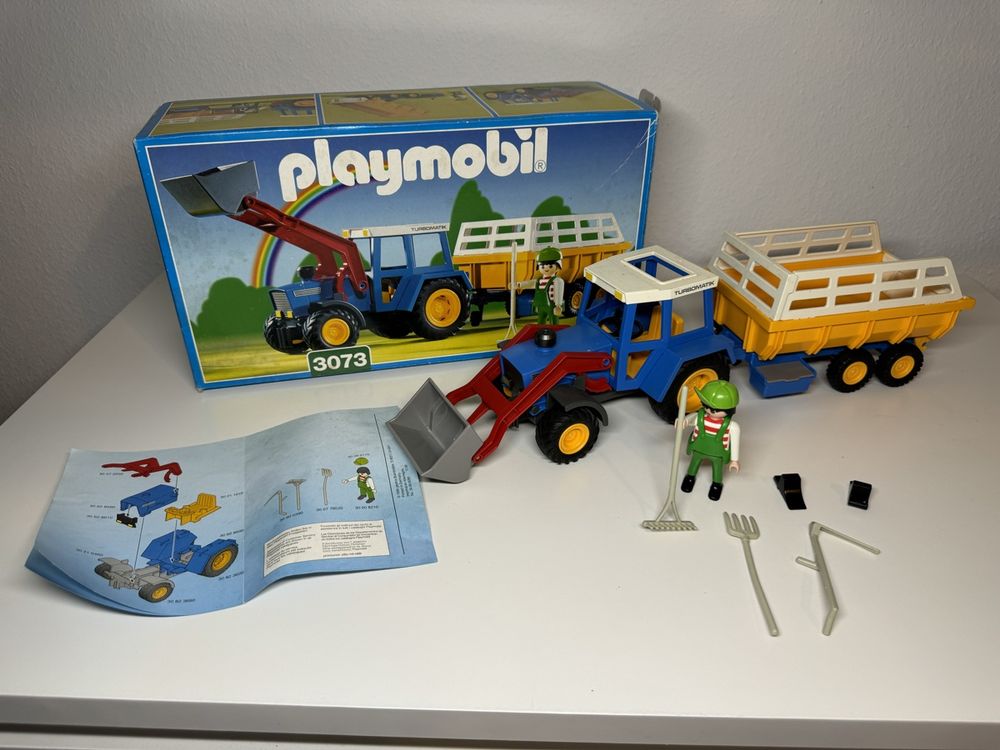 Playmobil 3073 Traktor mit Heuwagen (Gebraucht) in Uetliburg SG für CHF ...