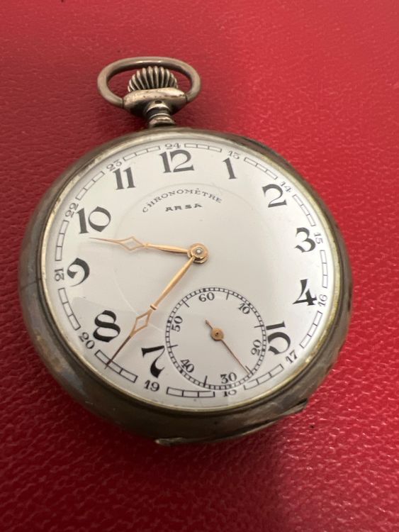 Arsa Chronometer Taschenuhr echt Silber 50 mm (Gebraucht) in Pfeffingen für CHF 98 – mit ...