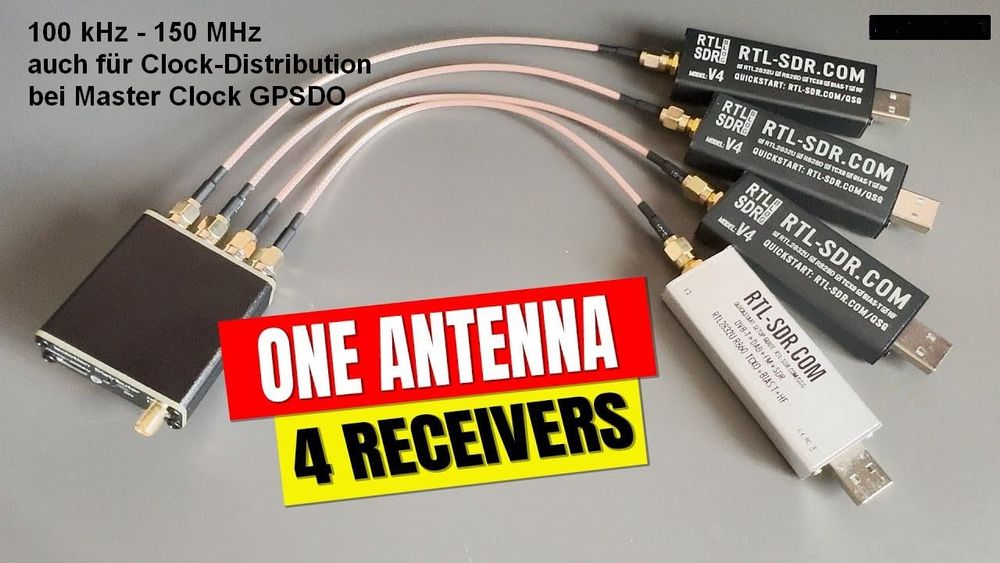 Aktiv RF Distribution Splitter / Kurzwellen Antennensplitter (Neu und ...